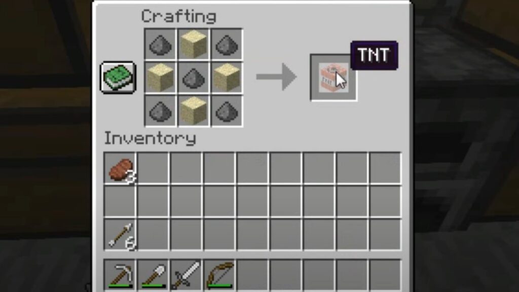 Minecraft Tnt Recipe