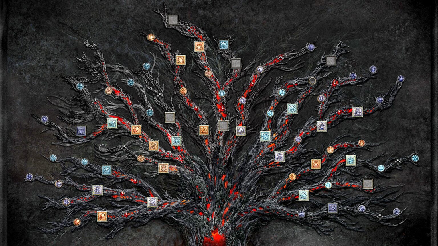 Blizzard Diablo games have always had a skill tree system.